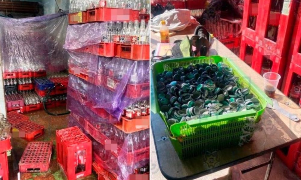 Desmantelan sitio donde fabricaban Coca-Cola Desmantelan sitio donde fabricaban Coca-Cola